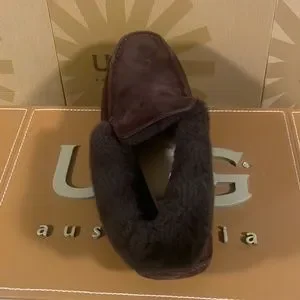 UGG | Shoes | New Mens Ugg Grantt Stout Brown Moccasin Loafer Sheepskin ...